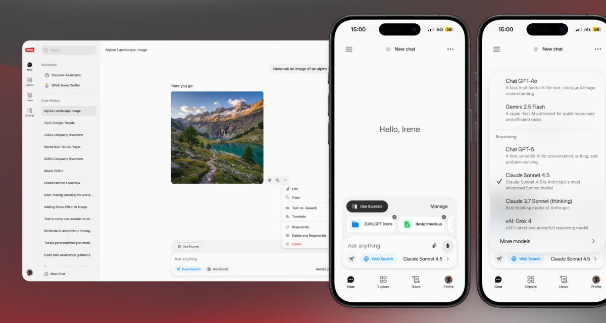 Welcome to ZURU GPT: harness the pow... · ZURU GPT